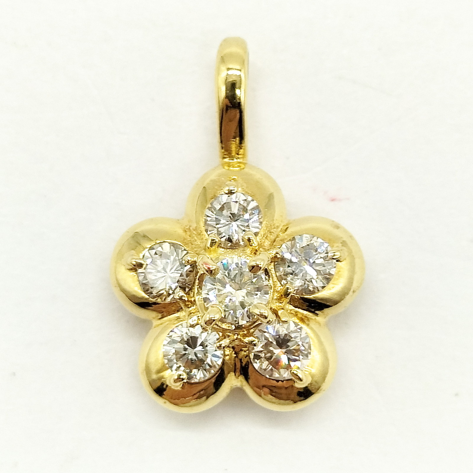 Jewelry Pendant Head Diamond 0.3ct Yellow Gold 4101006 | eBay